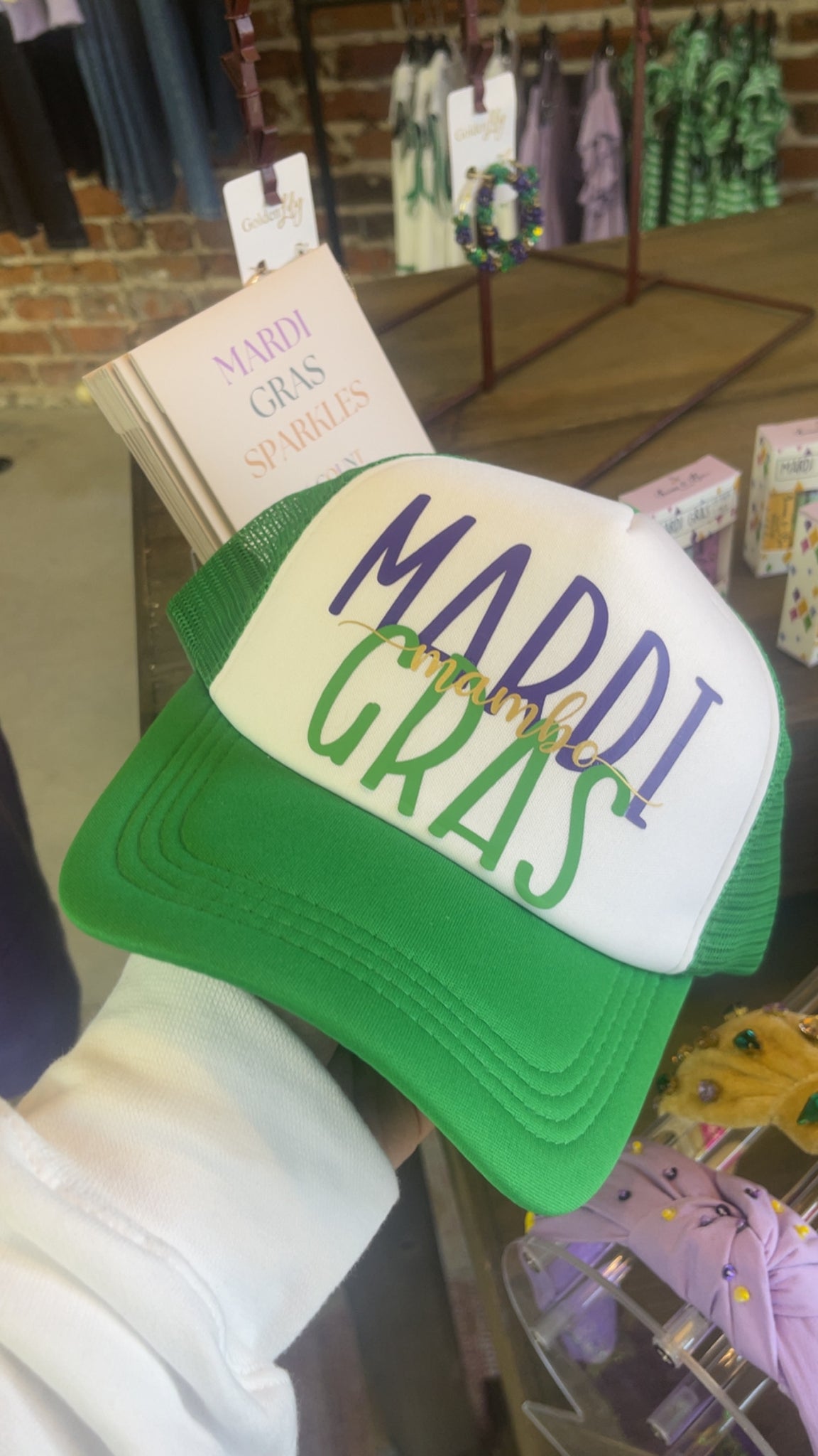 Mardi Gras Trucker Hat - Mambo – Tin Roof Boutique